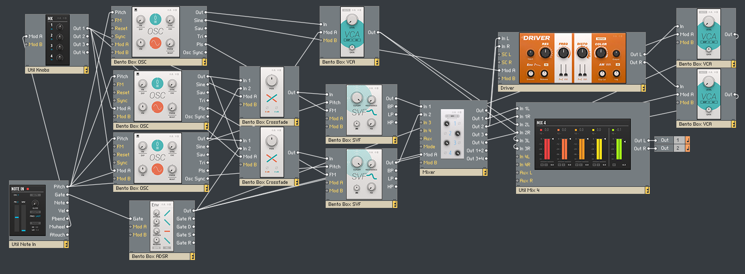 Building A New Bass Synth With Reaktor Blocks · Jorchime